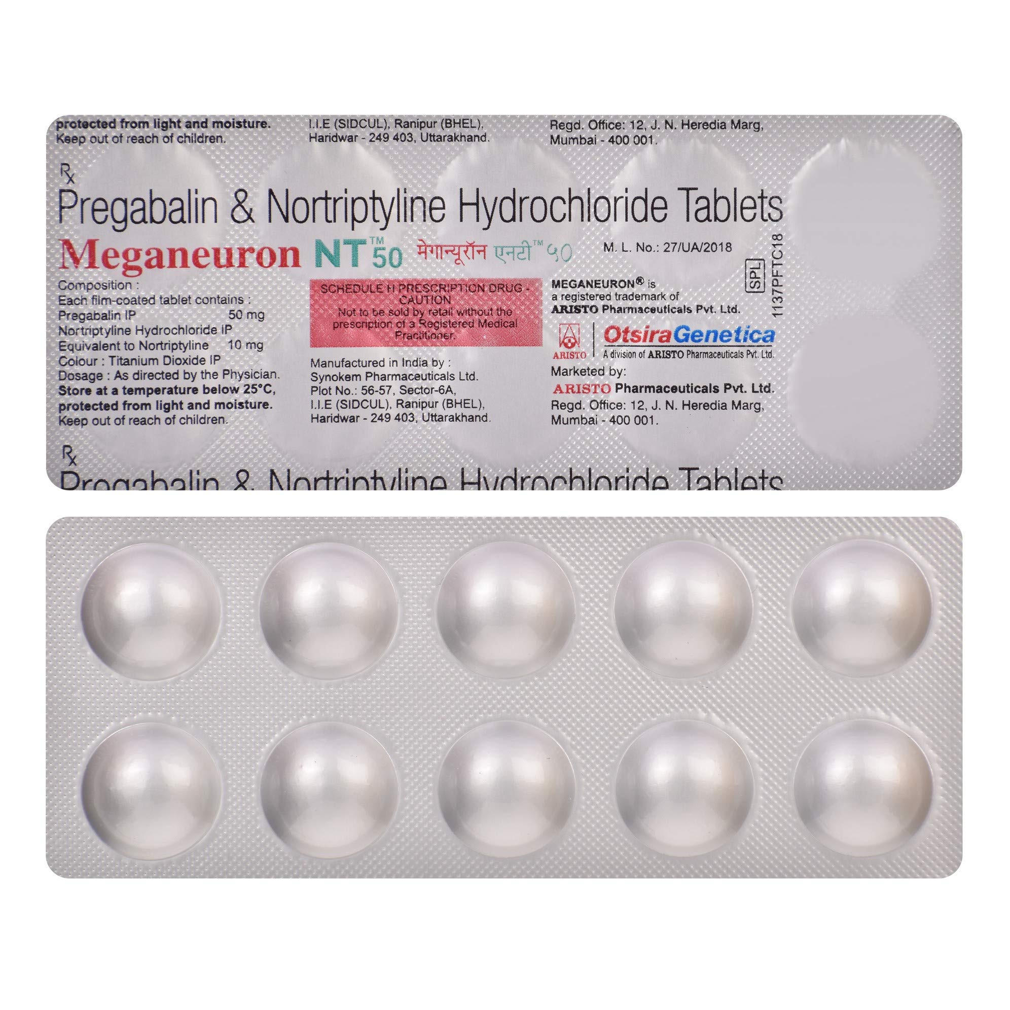 Meganeuron NT 50 Tablet