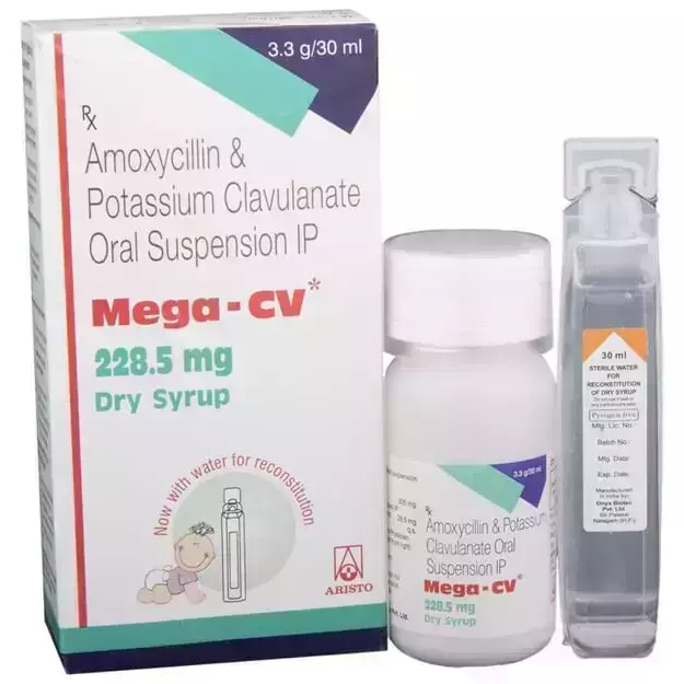 Mega-CV 200mg/28.5mg Tablet DT