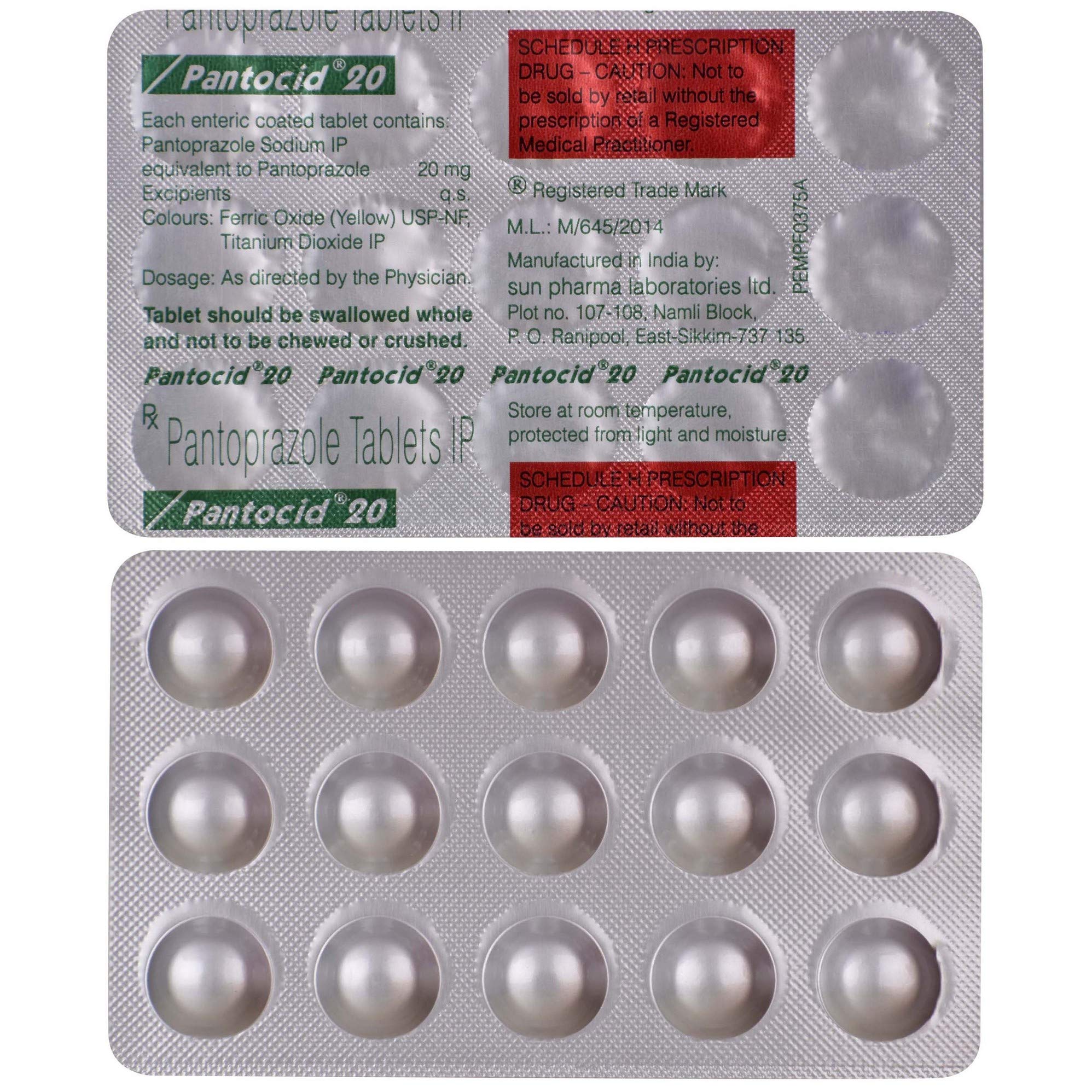 Pantocid 20 Tablet